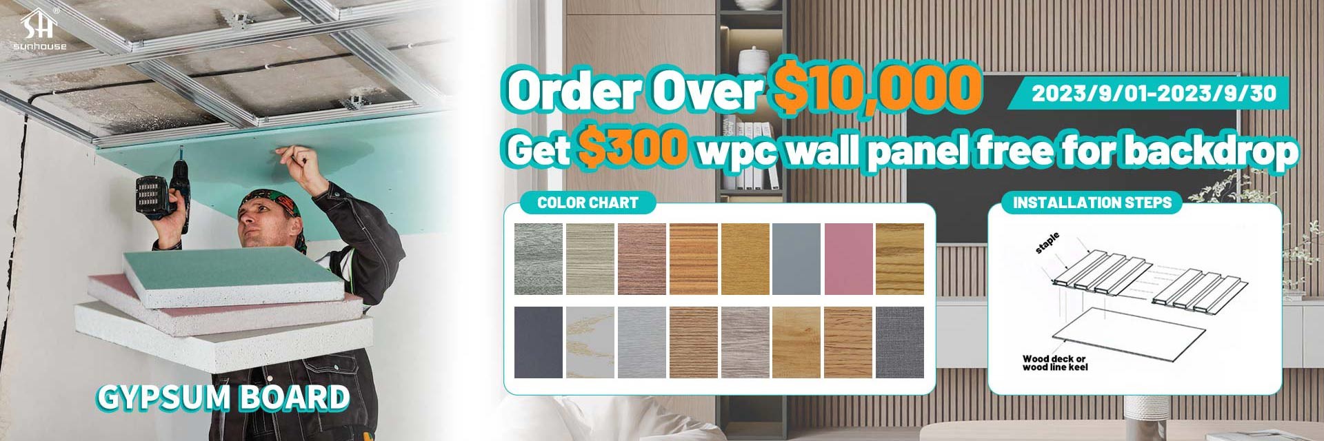 Quality Gypsum Plaster Boards & Water Resistant Plasterboard factory ...