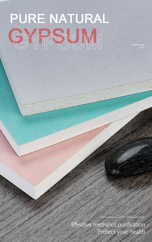 Modern Indoor Water Proof Gypsum Board 1220mm X 2440mm 9.5mm Thickness