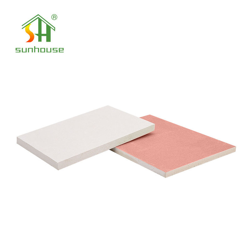 Heat Resistant 12mm Fire Rated Plasterboard For Drywall Ceiling