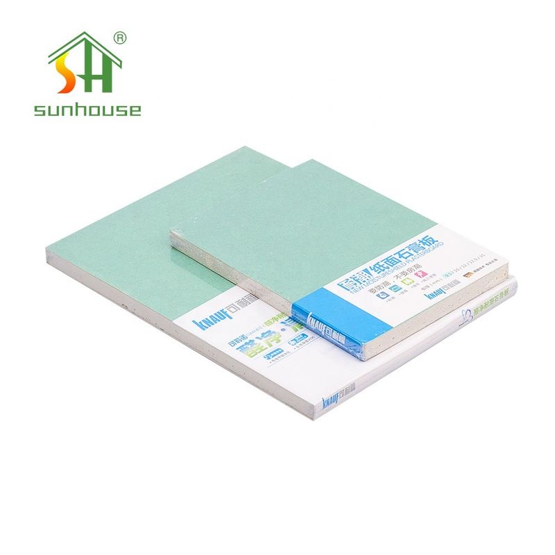Decorative Ivory Color Paper Gypsum Board Fireproof 1220mm X 2440mm