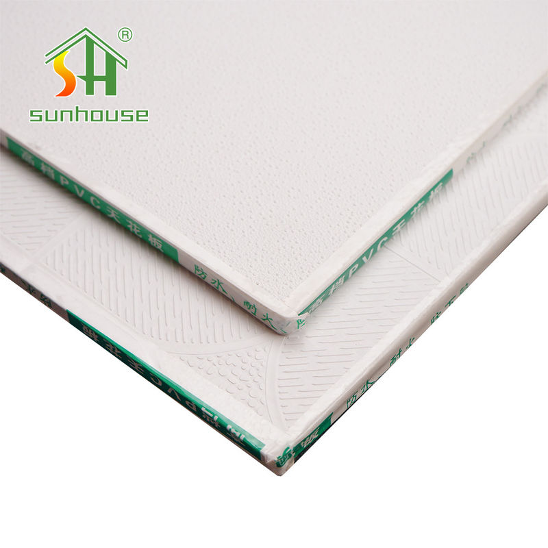 4x8 PVC Gypsum Ceiling Plasterboard Water Resistant For Office Ceiling