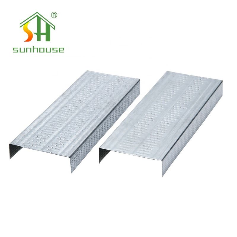 50mm Width Light Steel Keel For Gypsum Board Partition Wall System