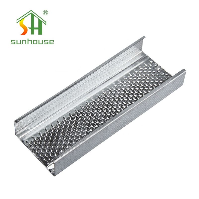 Customized Metal Partition Wall System Furring Channel ISO9001 Certificate