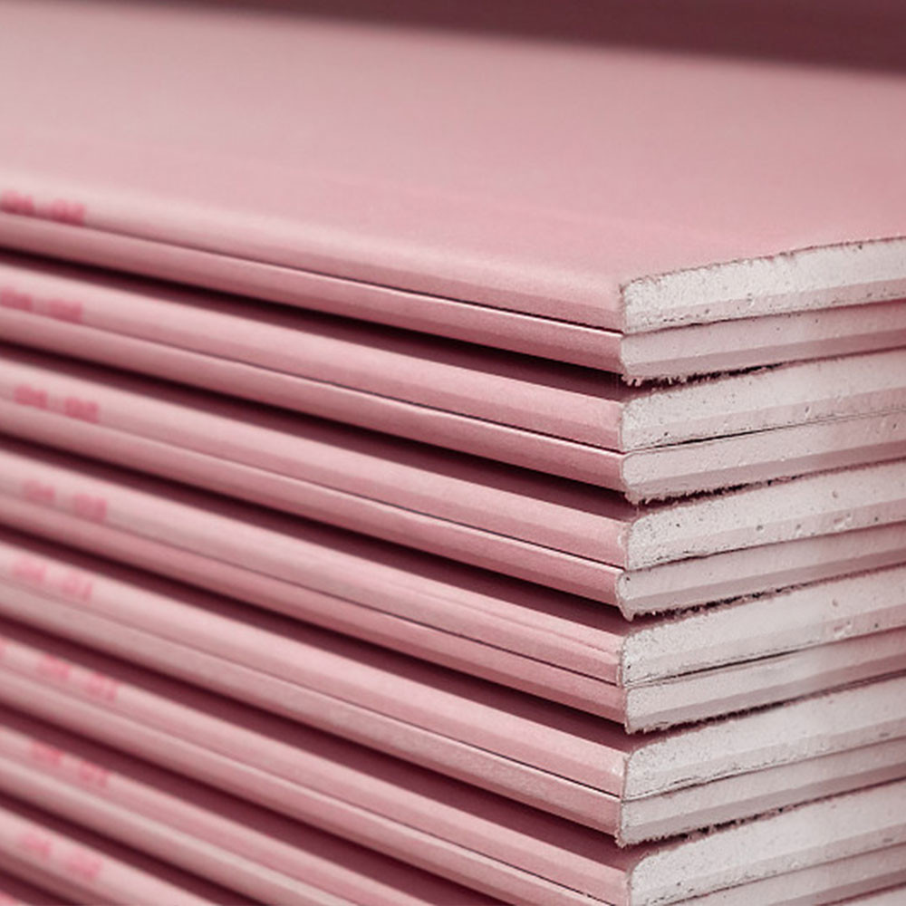 15mm 4x8 Fire Resistant Plasterboard For Indoor Office Building ...