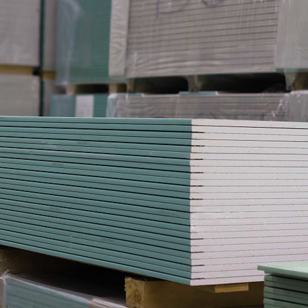 Modern Ivory Color Decorative Gypsum Board Reinforced 12.5mm Thickness