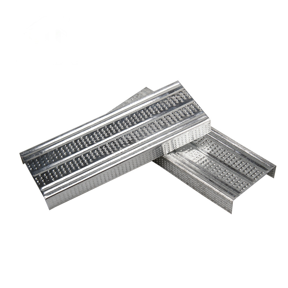 75mm Width Light Steel Drywall Furring Channel For Partition Wall
