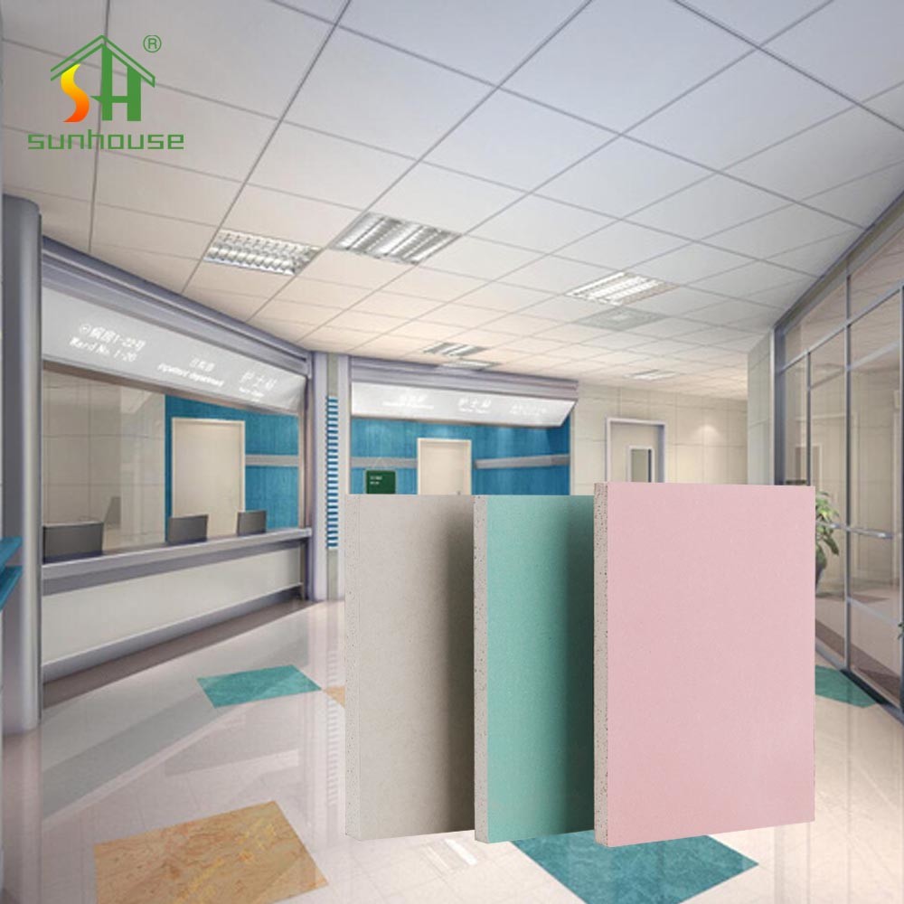 Ivory Color Fire Resistant Plasterboard Drywall Gypsum Board ...