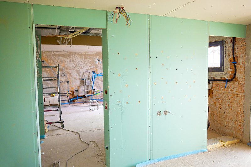 Water Resistant Light Steel Partition Wall System Keel Zinc Coated