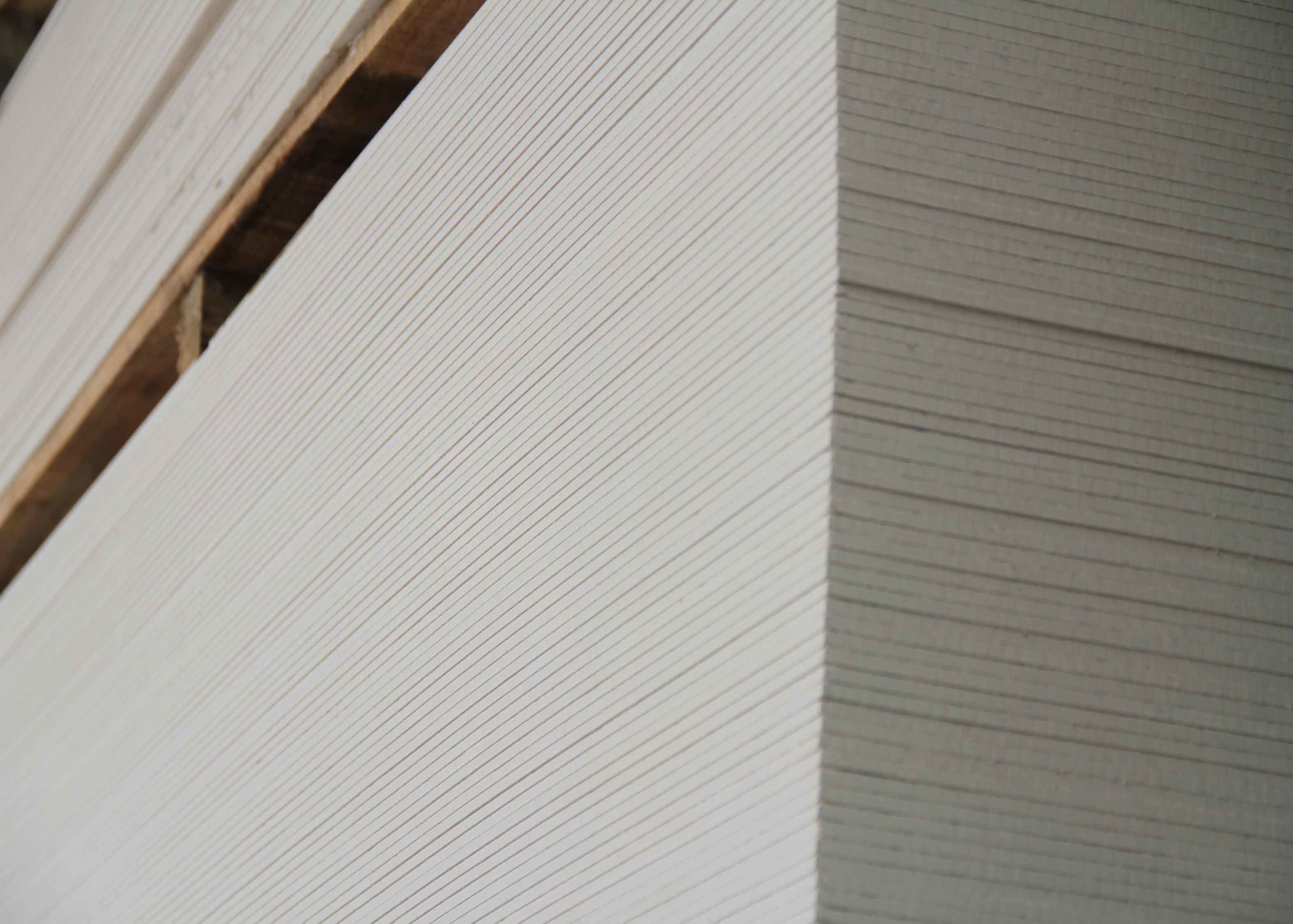 1220x2440mm Gypsum Board Interior Ceiling Non Combustible Gypsum Core ...