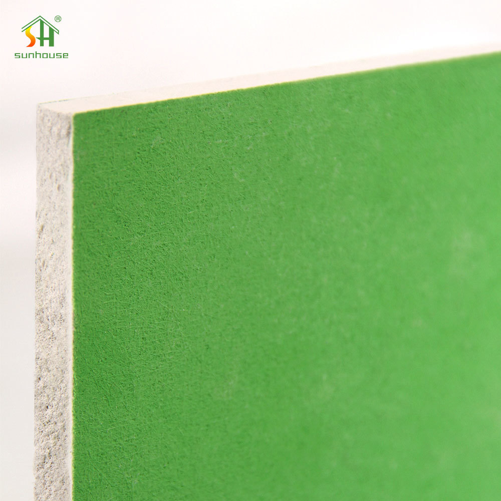 Water Resistant Gypsum Board 4x8ft for Partition Walls