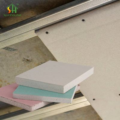 15mm 4x8 Water Resistant Plasterboard For Internal Wall Partition