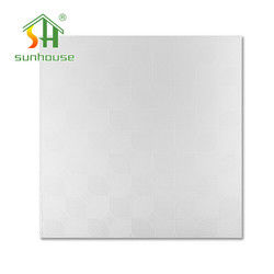 Square Edge Plastic PVC Gypsum Ceiling , Soundproof PVC Laminated ...