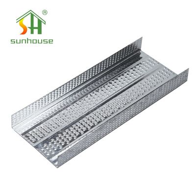 Customized Metal Partition Wall System Furring Channel ISO9001 Certificate