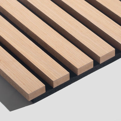 4x8ft E0 Grade Acoustic Slat Wall Panel MDF Wood Slat Wall Decorative